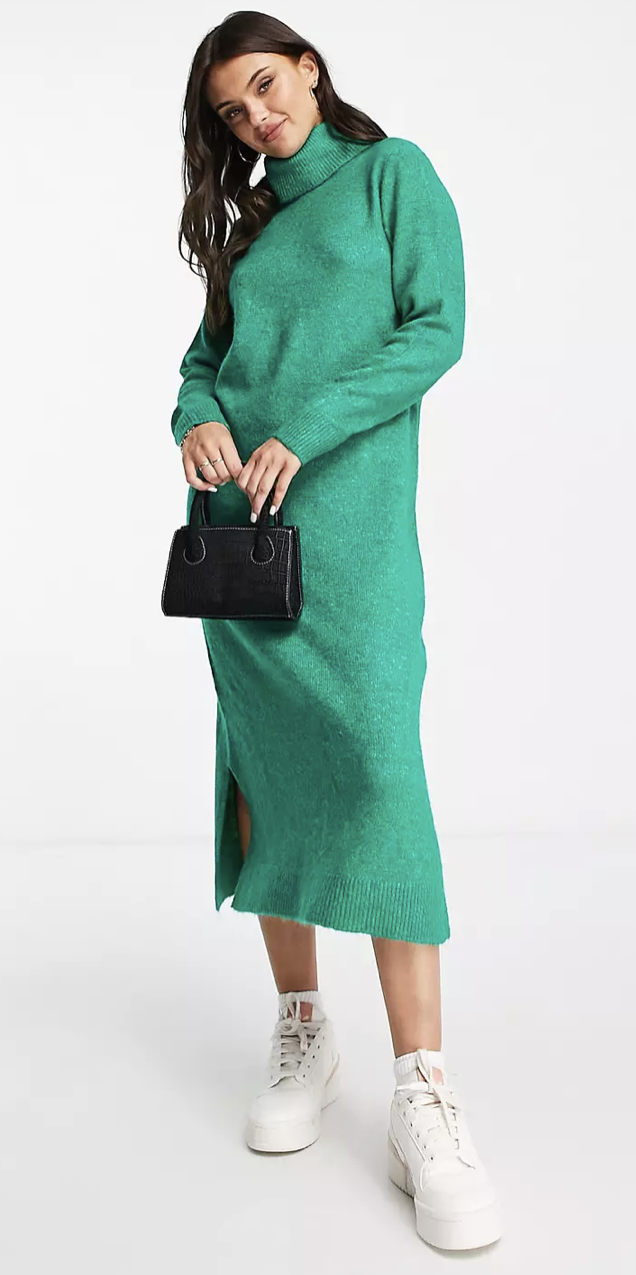 30 Of The Best Asos Throw-It-On Knitted Dresses Out!