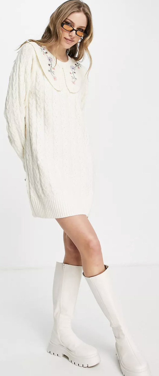 30 Of The Best Asos Throw-It-On Knitted Dresses Out!